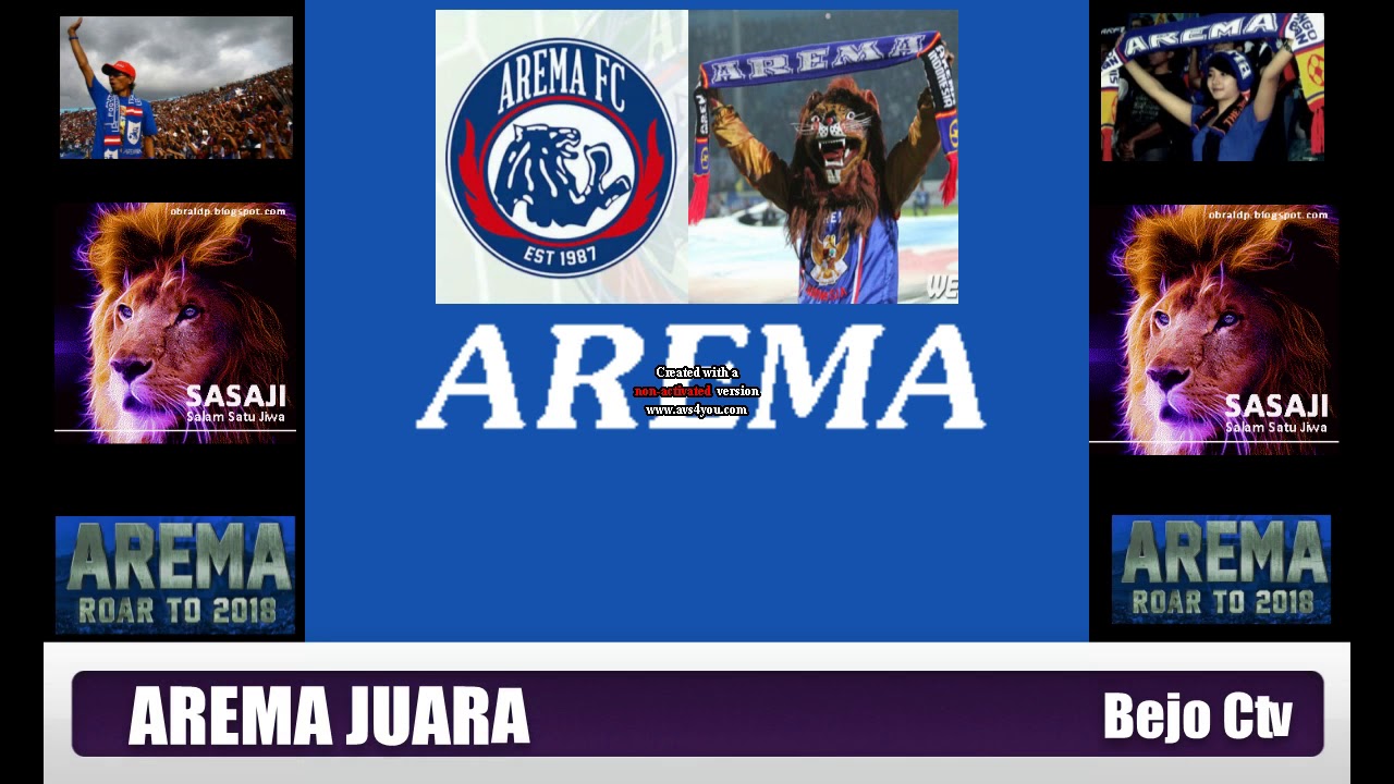 Lagu Arema Singo Edan #Salam Satu Jiwa - YouTube