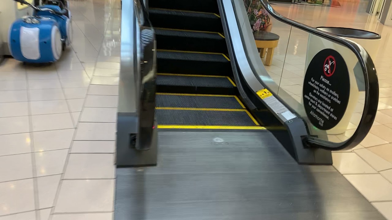Schindler 9300AE escalators near fmr Sears Altamonte Mall - YouTube