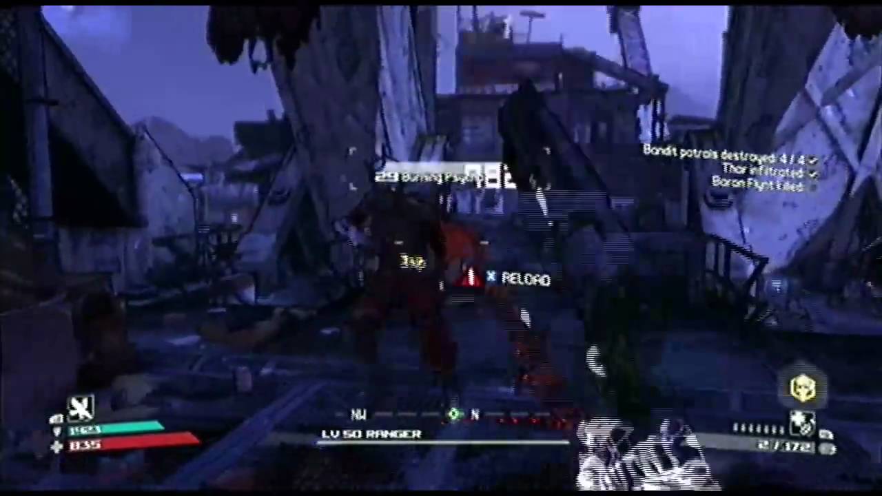 BORDERLANDS® - Baron Flynt Boss Fight - Xbox360 - YouTube