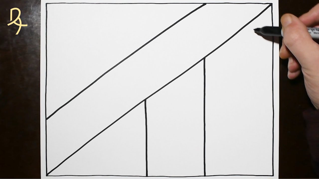 Daily Line Illusion | Building Blocks 3D Abstract Pattern / Satisfying ...