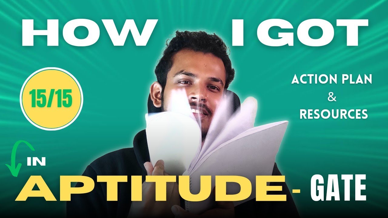 How to Complete Aptitude for GATE | Full Action Plan and Resources ...