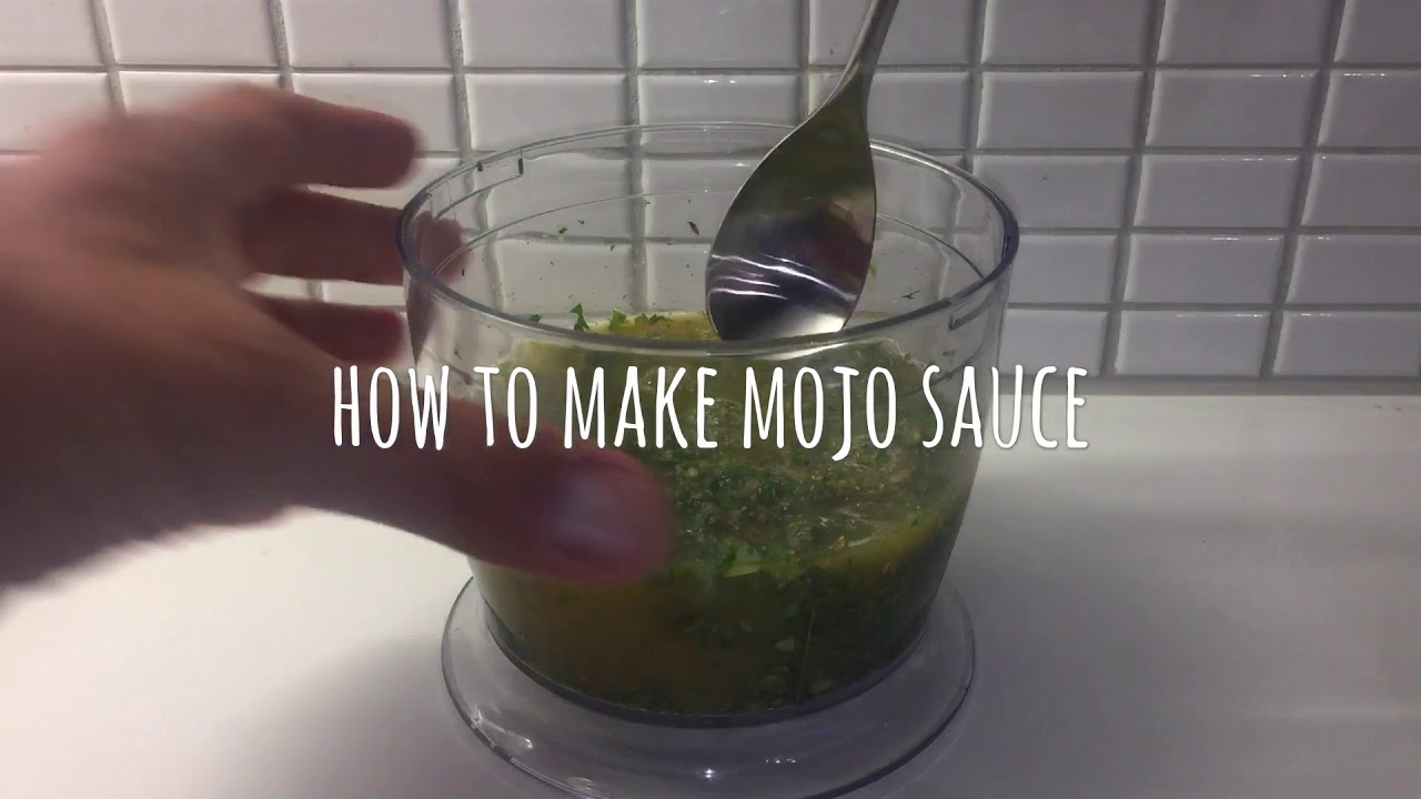How to make mojo sauce(from chef movie) - YouTube