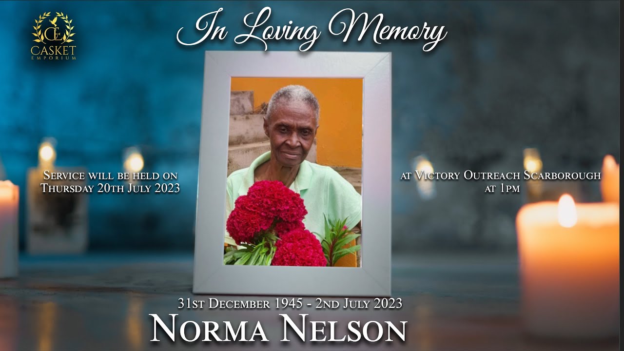 Celebrating The Life of Norma Nelson - YouTube