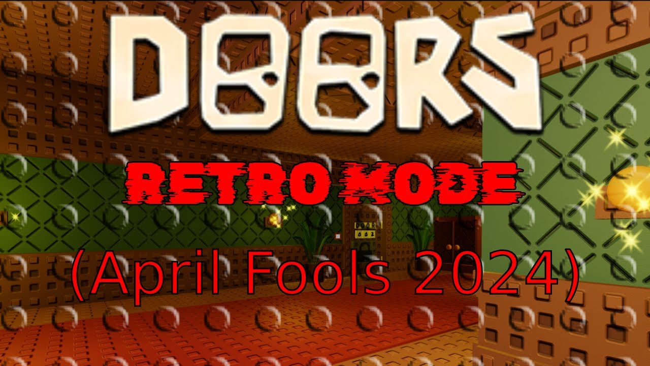 Roblox Doors Retro mode Update (2024 April Fools) - YouTube
