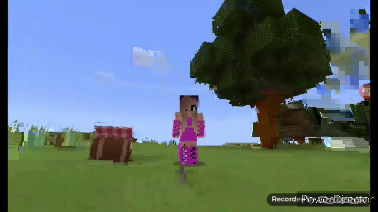 Lilly minecraft: Surviving+look at the view in the minecraft - YouTube