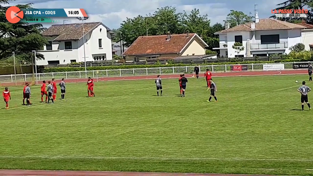 Football D1 : Bordeaux JSA CPA - Coqs Rouges - YouTube