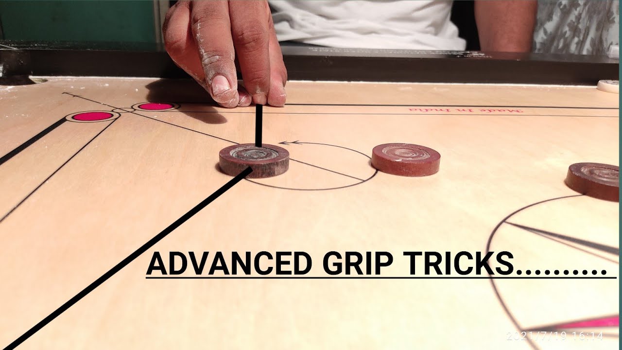 Advance Carrom Board Grip Tricks | Best Carrom Grip | carrom board ...