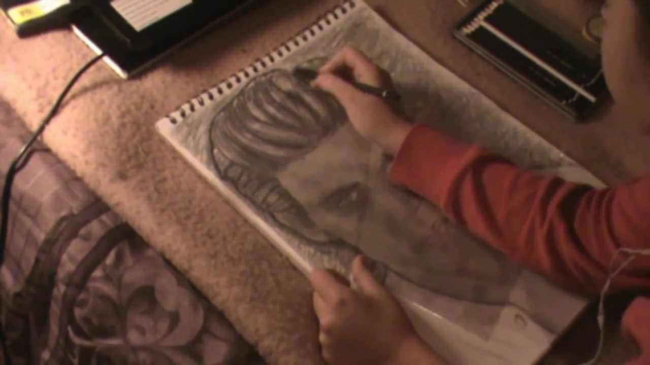 Stefan Salvatore Drawing /the Vampire Diaries - YouTube