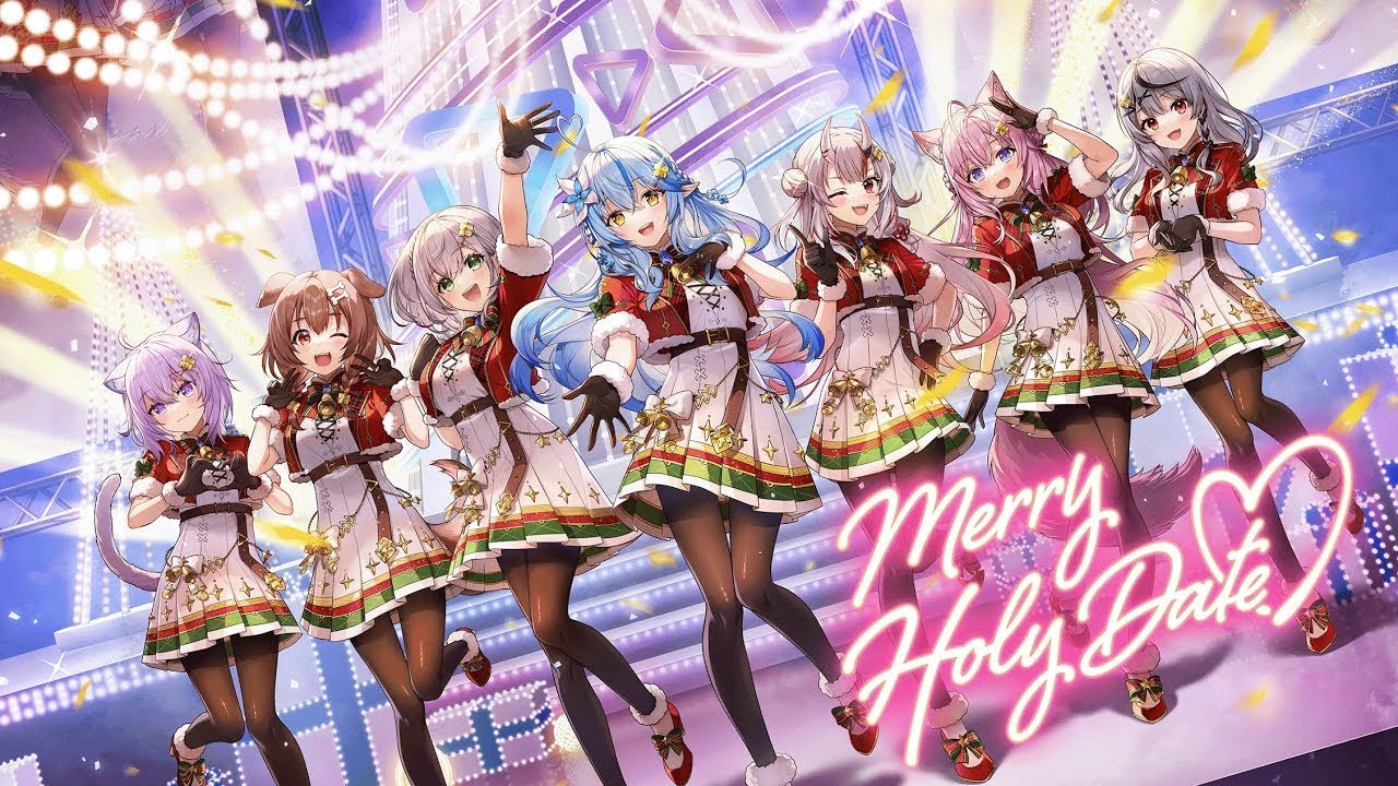 [Hololive Vietsub Original Song] Merry Holy Date- Ayame, Okayu, Korone ...