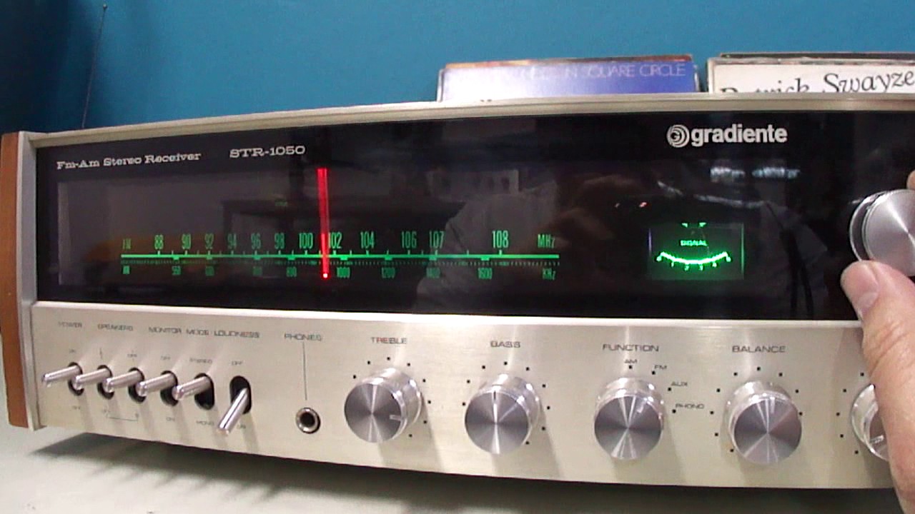 O Rei do Som - Receiver Gradiente STR-1050 - YouTube