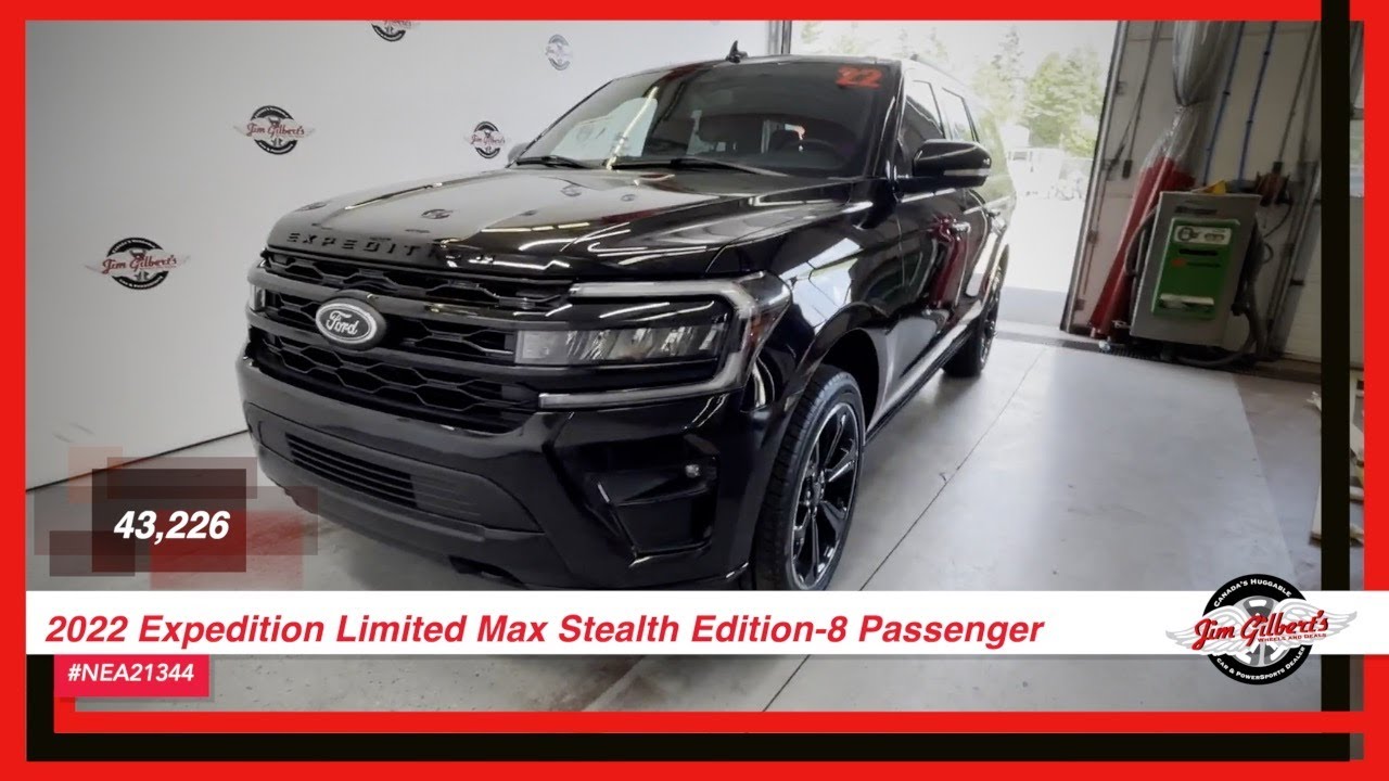 For Sale | 2022 Ford Expedition Ltd Max Stealth Edition-8 Passenger ...