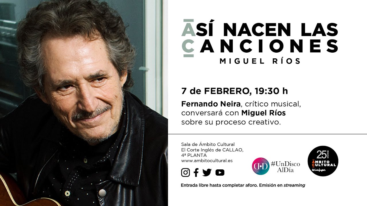 Ciclo Así nacen las canciones l Encuentro con Miguel Ríos - YouTube