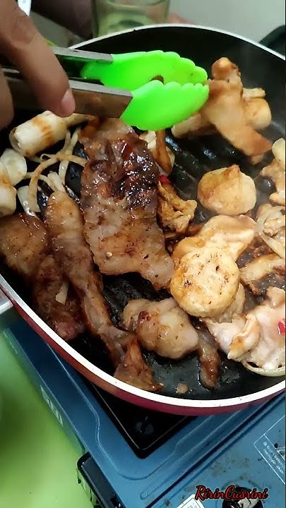 CARA MEMBUAT BBQ DI RUMAH || Barbeque lebih kenyang dan hemat #shorts - YouTube