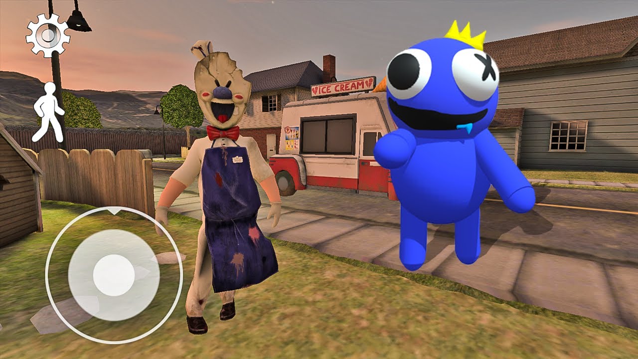 Blue Rainbow Friends LOVE Ice Scream Rod 7 | Experiments with Blue Love ...