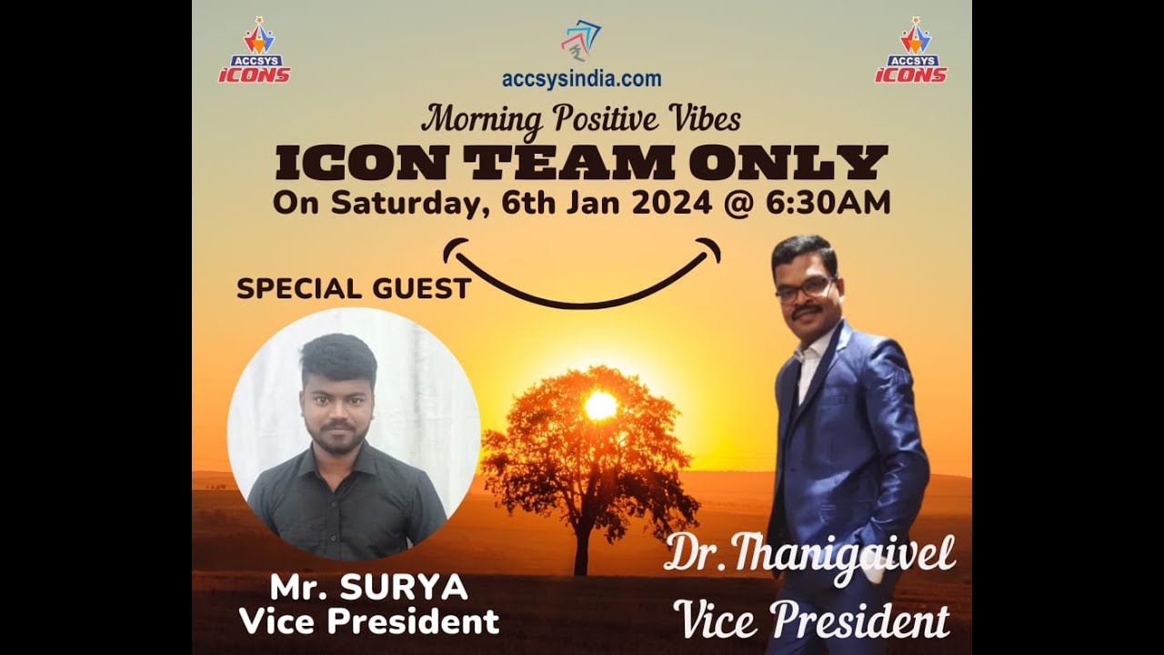 Morning Vibes with Mr. Surya Vice President of Accsys India - YouTube