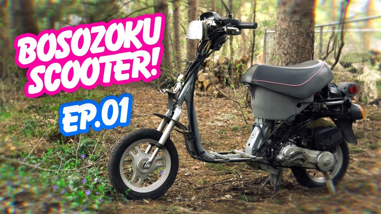 THE NEW PROJECT!!! // BOSOZOKU MOPED BUILD // EP. 1 (4K) - YouTube