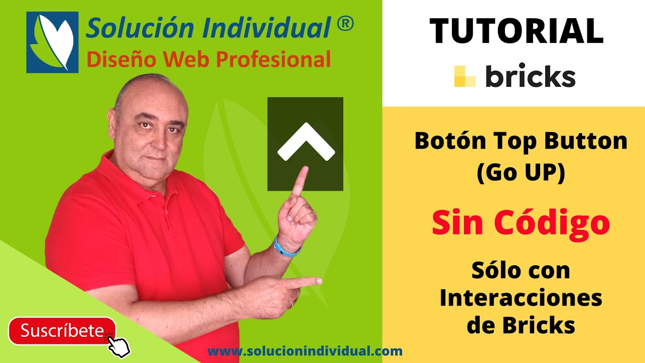 Botón Back To Top sin Código sólo con Interacciones de Bricks Builder para WordPress - YouTube