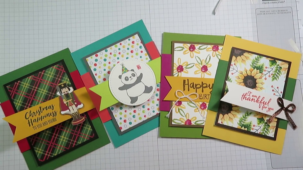 Fun Fold Series: Double Flap Card Tutorial - YouTube
