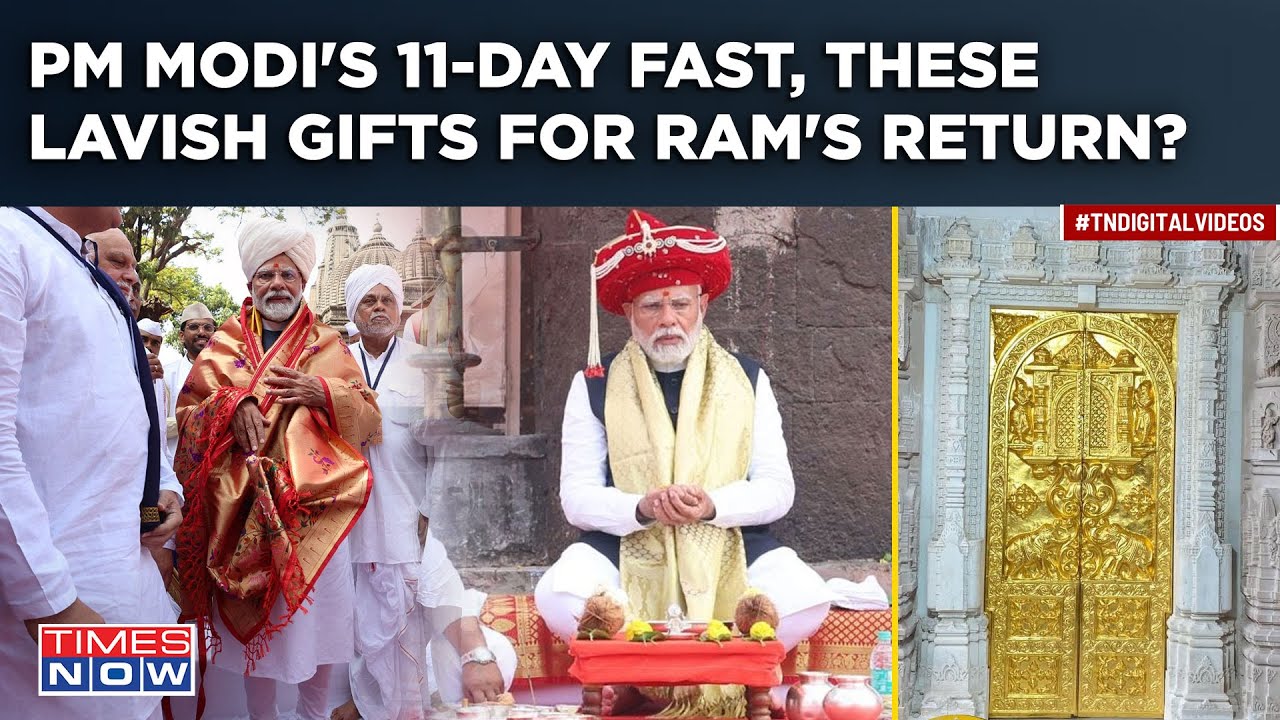 Modi's 11-Day Fast, These Lavish Gifts To Mark Ram's Ayodhya Return ...