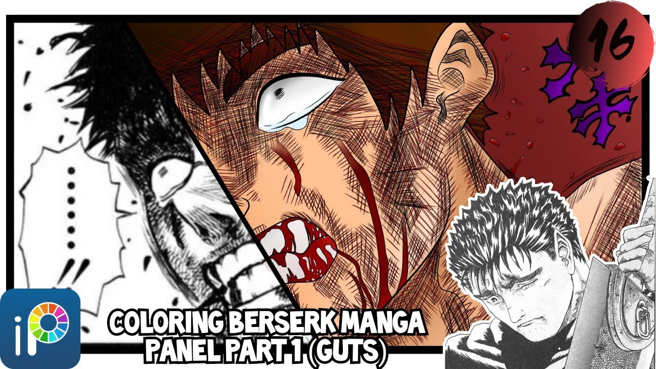 Coloring Berserk Manga Panel Part 1 (Guts) | NaViDeViL LoL (digital ...