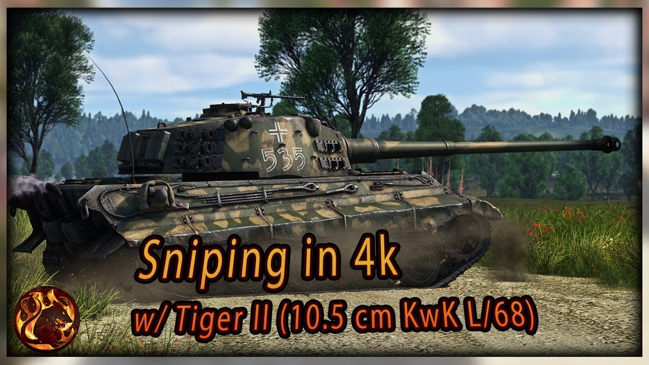Tiger II (10.5 cm Kw.K) - The Lost Glory Of War Thunder - YouTube