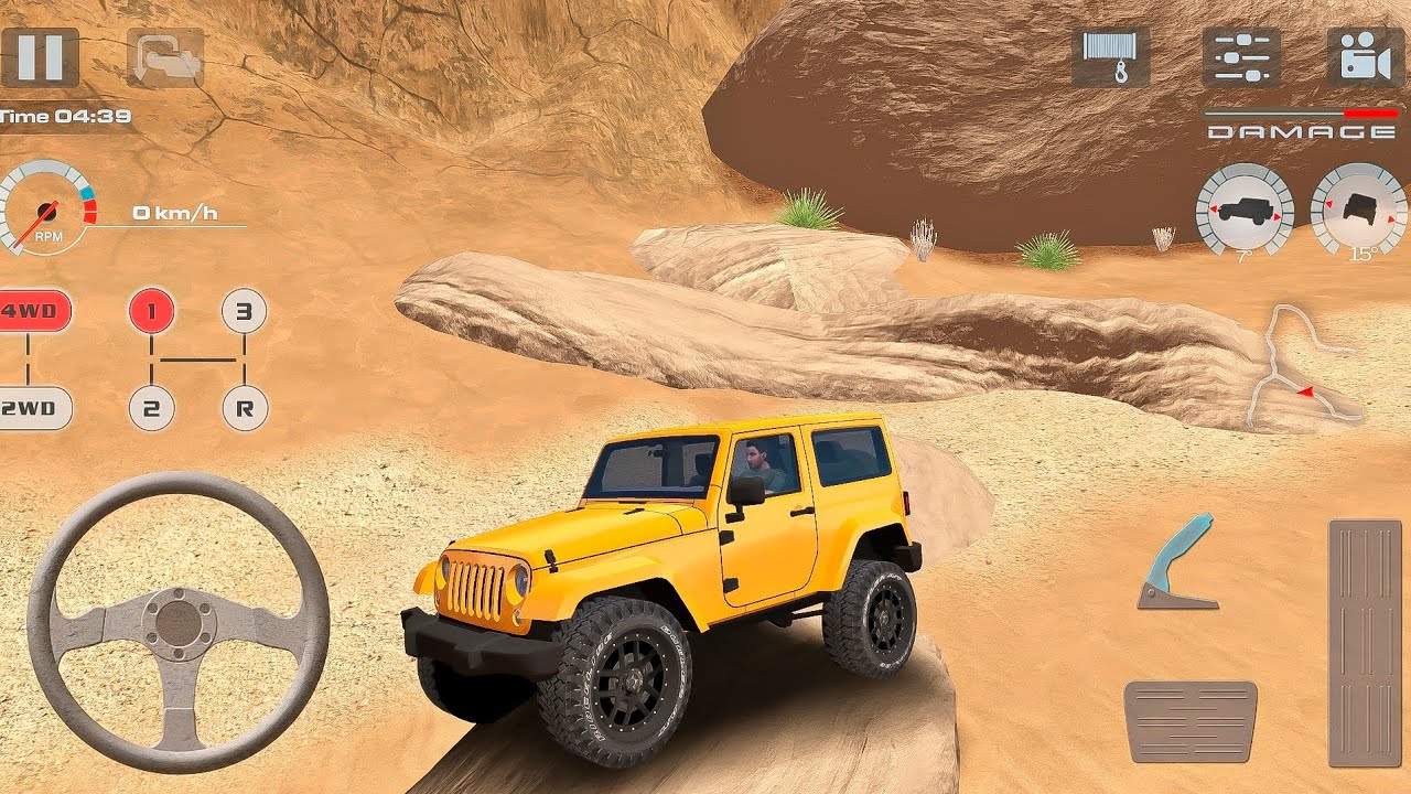 Offroad drive desert gameplay - Jeep Driving Dessert - YouTube