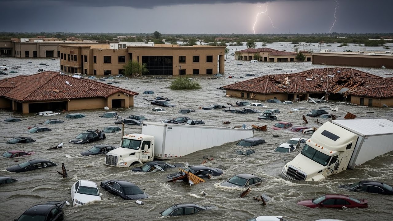 Chaos In Arizona Today! Brutal Flash Floods Destroy Homes, Cars In ...