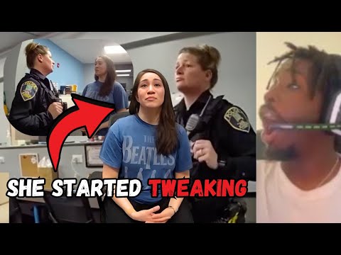 Thick White Girl LOSES IT On Cops AND Her Boss 😳