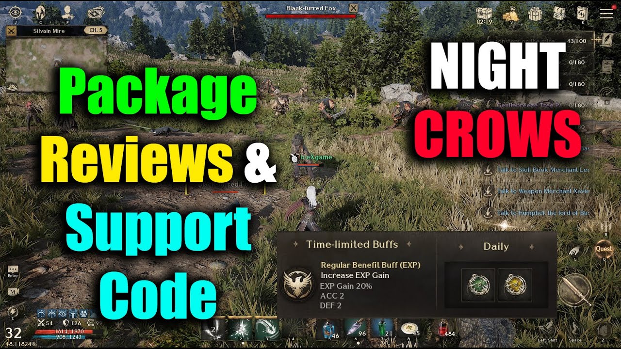 Night Crows Package Reviews & Support Code - YouTube