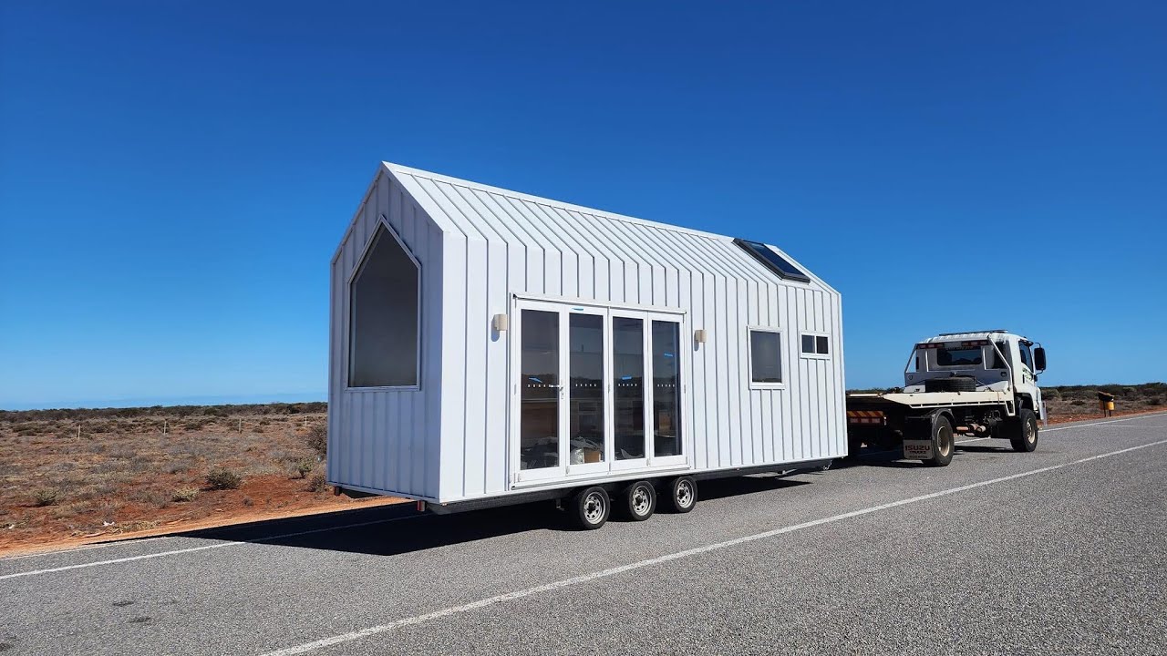 Arc Tiny Home Install in Exmouth, Western Australia (5066km Journey) - YouTube