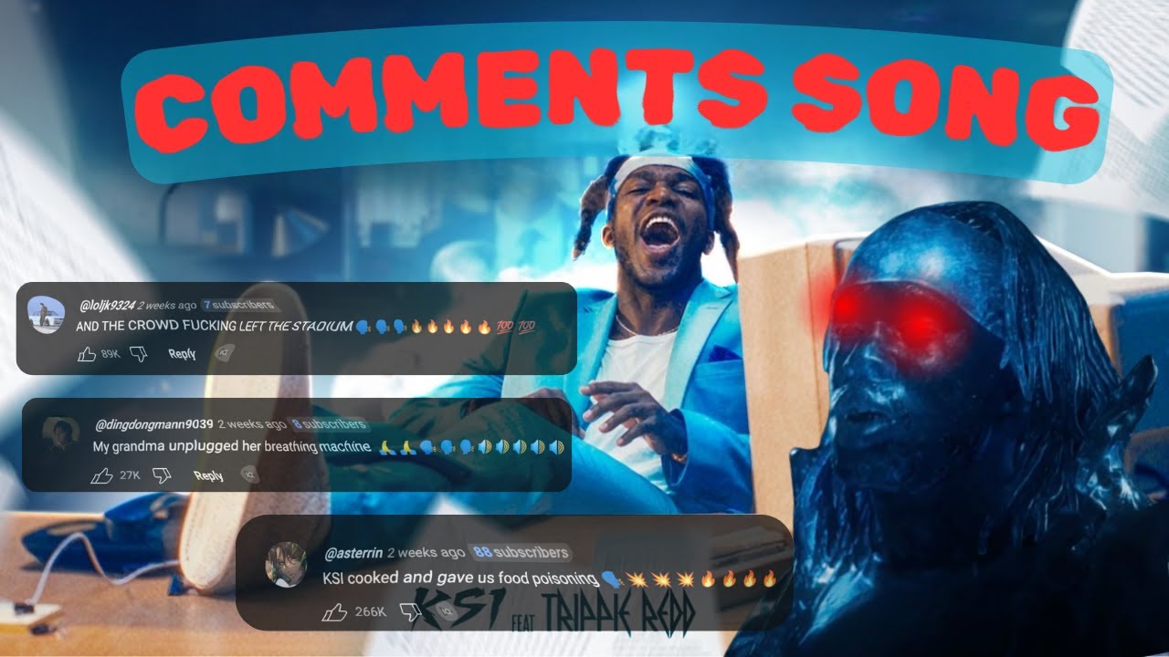 Hilarious KSI 'THICK OF IT' Comments Turned into a Song - YouTube