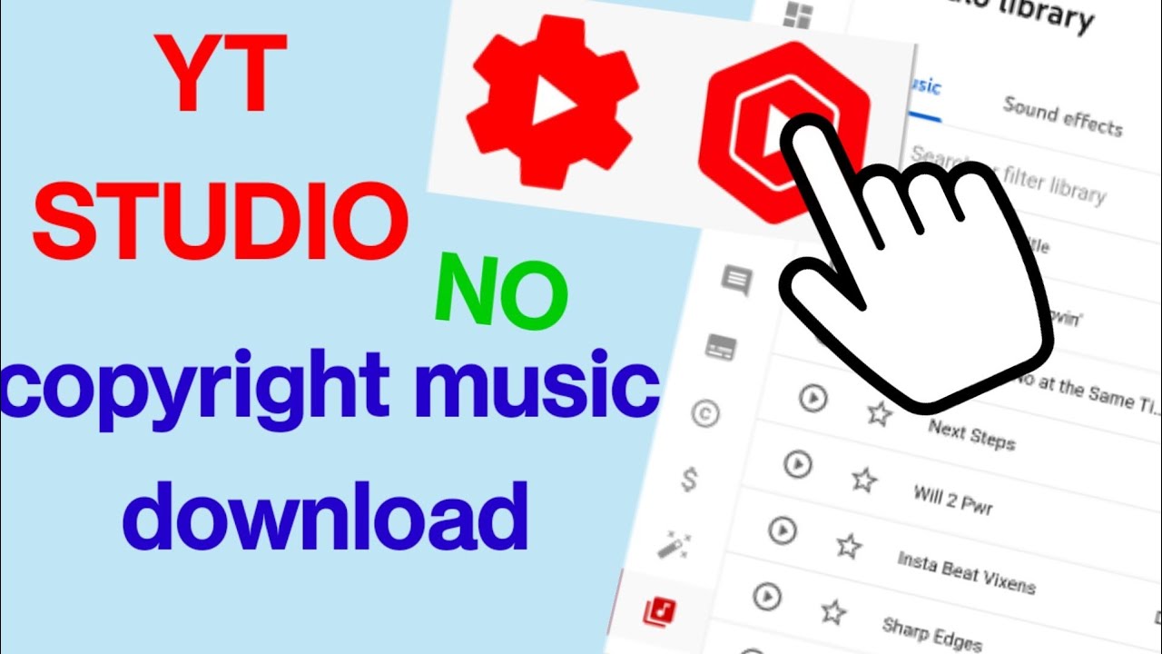 No copyright music download| in YT studio app | 🙏free music in YT ...