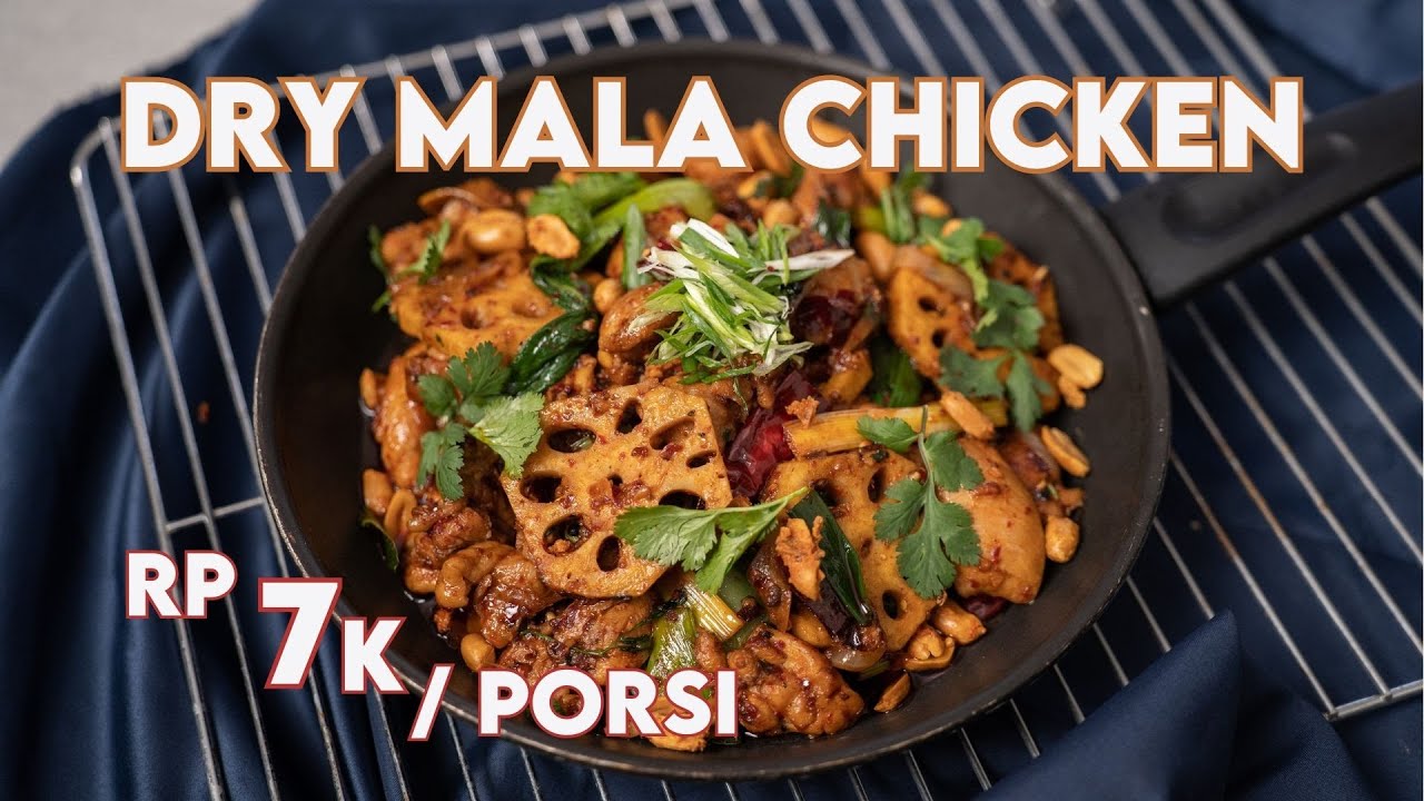 Enak ! Wajib Coba ! Resep Dry Mala Chicken - YouTube