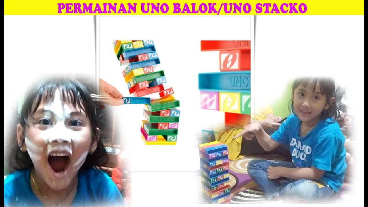 Bermain UNO Balok | UNO Stacko - YouTube