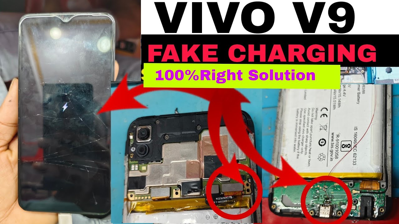 VIVO V9 FAKE CHARGING RIGHT SOLUTION - YouTube