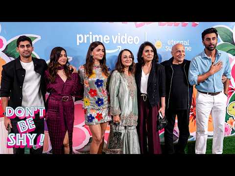 Ranbir Kapoor, Alia Bhatt, Mahesh Bhatt, Nitu Kapoor, Soni & More Arrives At Don't Be Shy Screening