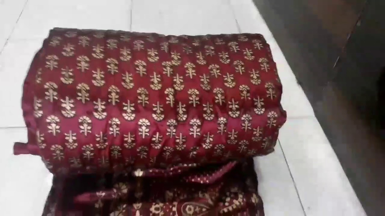 Jaipur silk rajai - YouTube