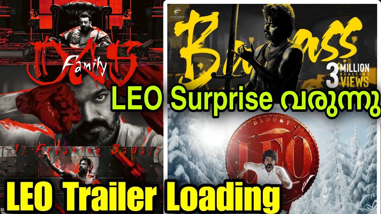 It’s official🫡: LEO official trailer update🔥 /LEO suprise plan🥁/LCU/SJ ...