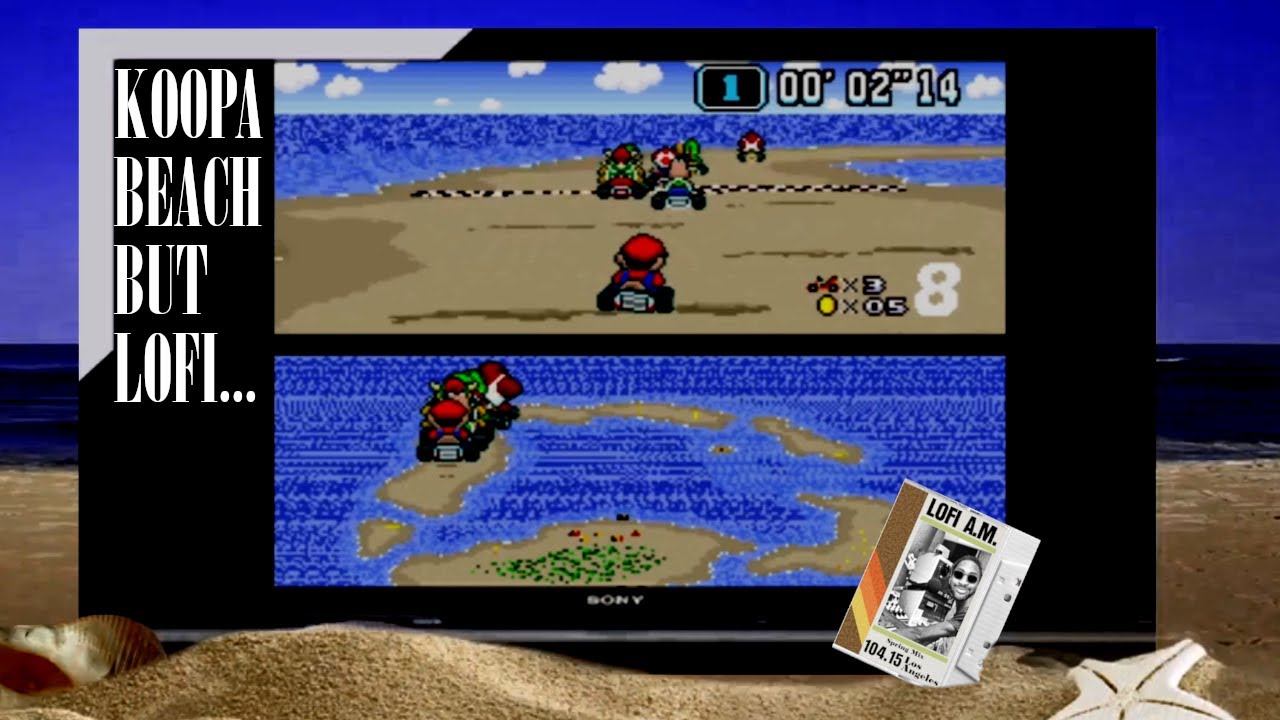 Lofi Koopa Beach - Super Mario Kart - YouTube