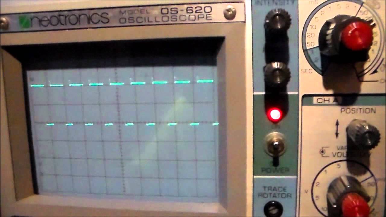 Oscilloscope, Test Pattern, 555 timer ramblings - YouTube