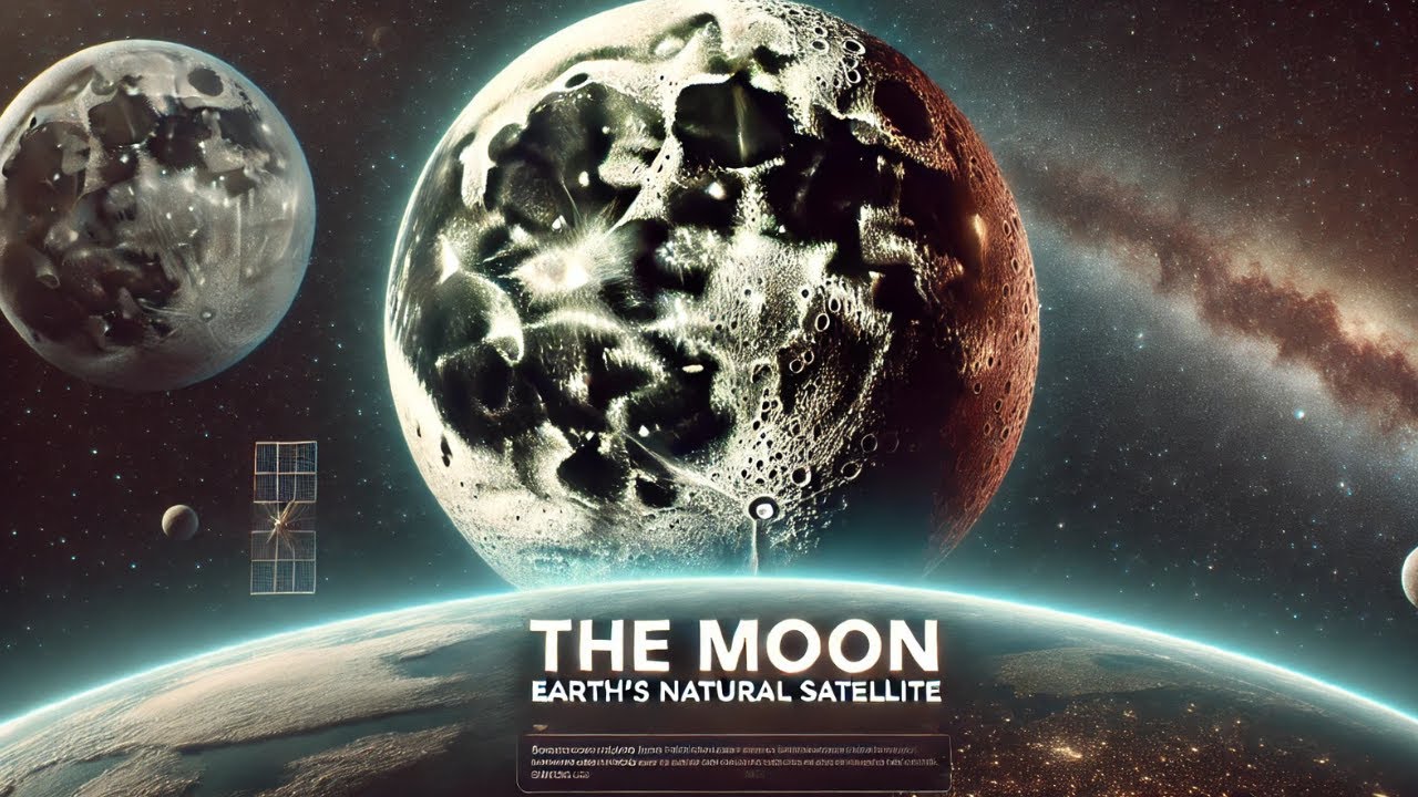 The Moon: Earth's Natural Satellite – A detailed close-up of the Moon ...