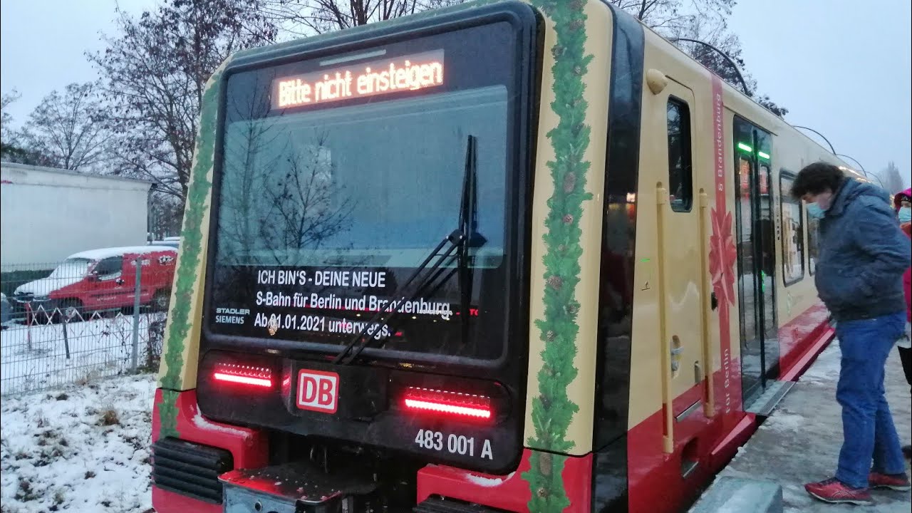 S-Bahn Berlin Mitfahrt von Hermannstraße bis Spindlersfeld in der BR ...