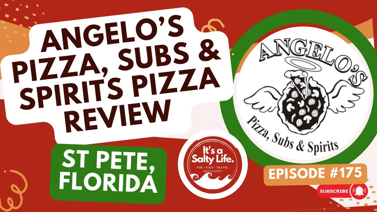 Angelo's Pizza, Subs & Spirits Pizza Review St Pete, FL #175 - YouTube