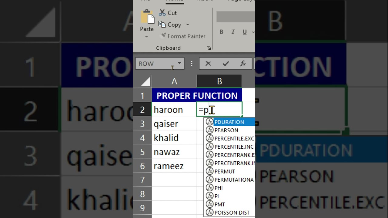 How To First Capital Letter In Excel YouTube How To First Capital Letter In Excel YouTube