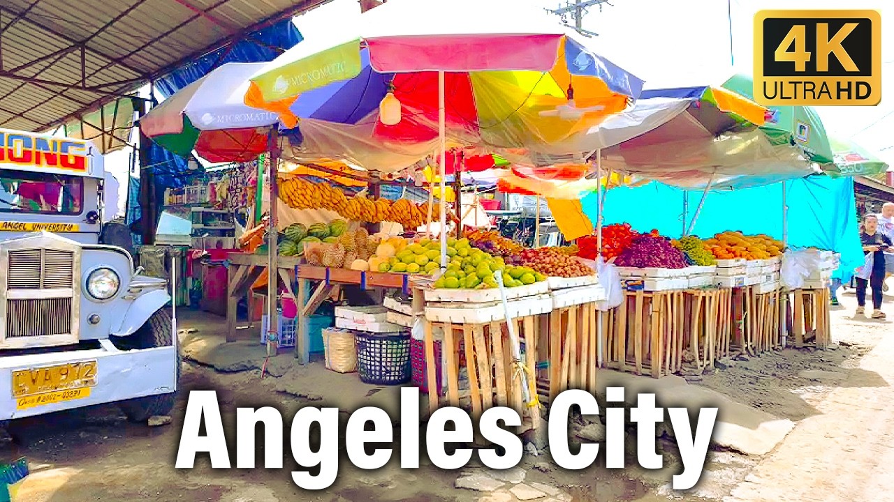 Angeles City, Philippines Streets Walking Tour! Vibrant streets ...