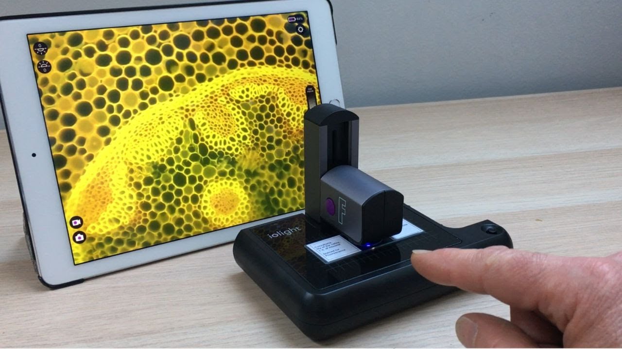 Portable Fluorescence Microscope - ioLight - YouTube