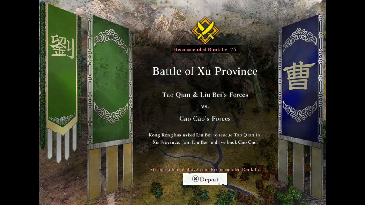 DYNASTY WARRIORS ORIGINS Battle of Xu Province - YouTube