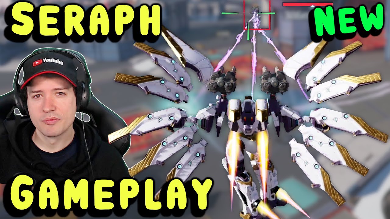 New Robot SERAPH Gameplay on War Robots Test Server - WR - YouTube