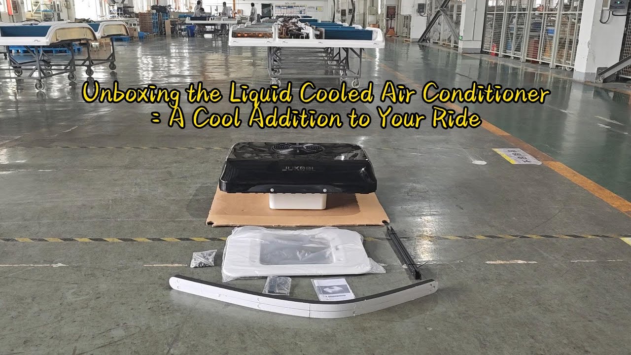 What is in the liquid-cooled parking air conditioner box? - YouTube