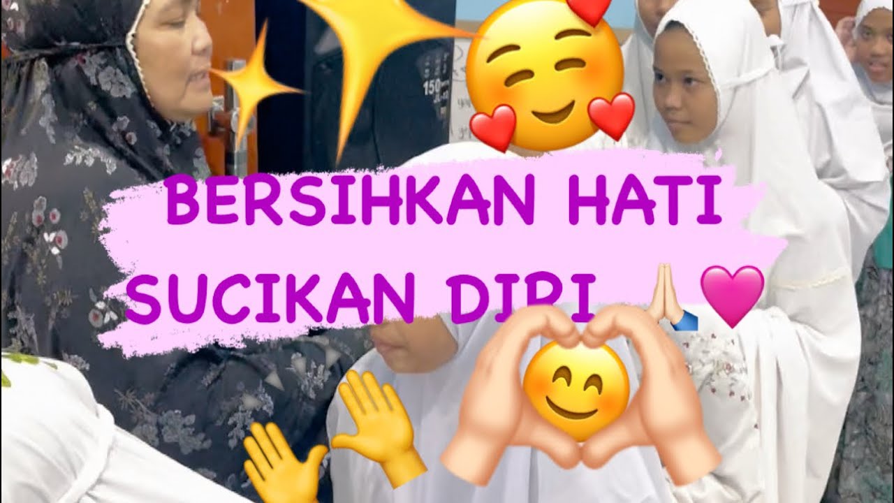 Begini suasana haru musofahah lebaran santri ispan - YouTube